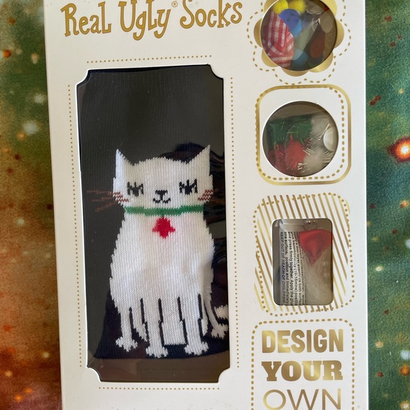 Holiday | Diy Holiday Cat Ugly Sock Design Kit | Poshmark